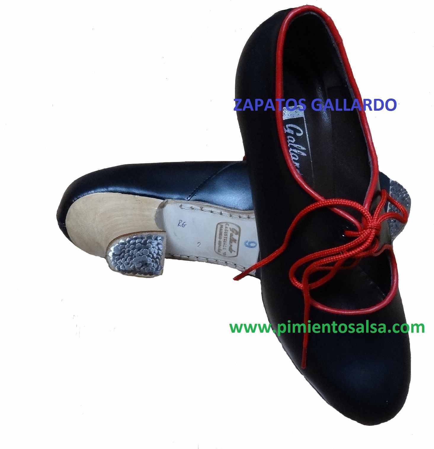 GALLARDO SHOES MODEL YERBABUENA A WITH RIBBON RED - Pimiento Salsa